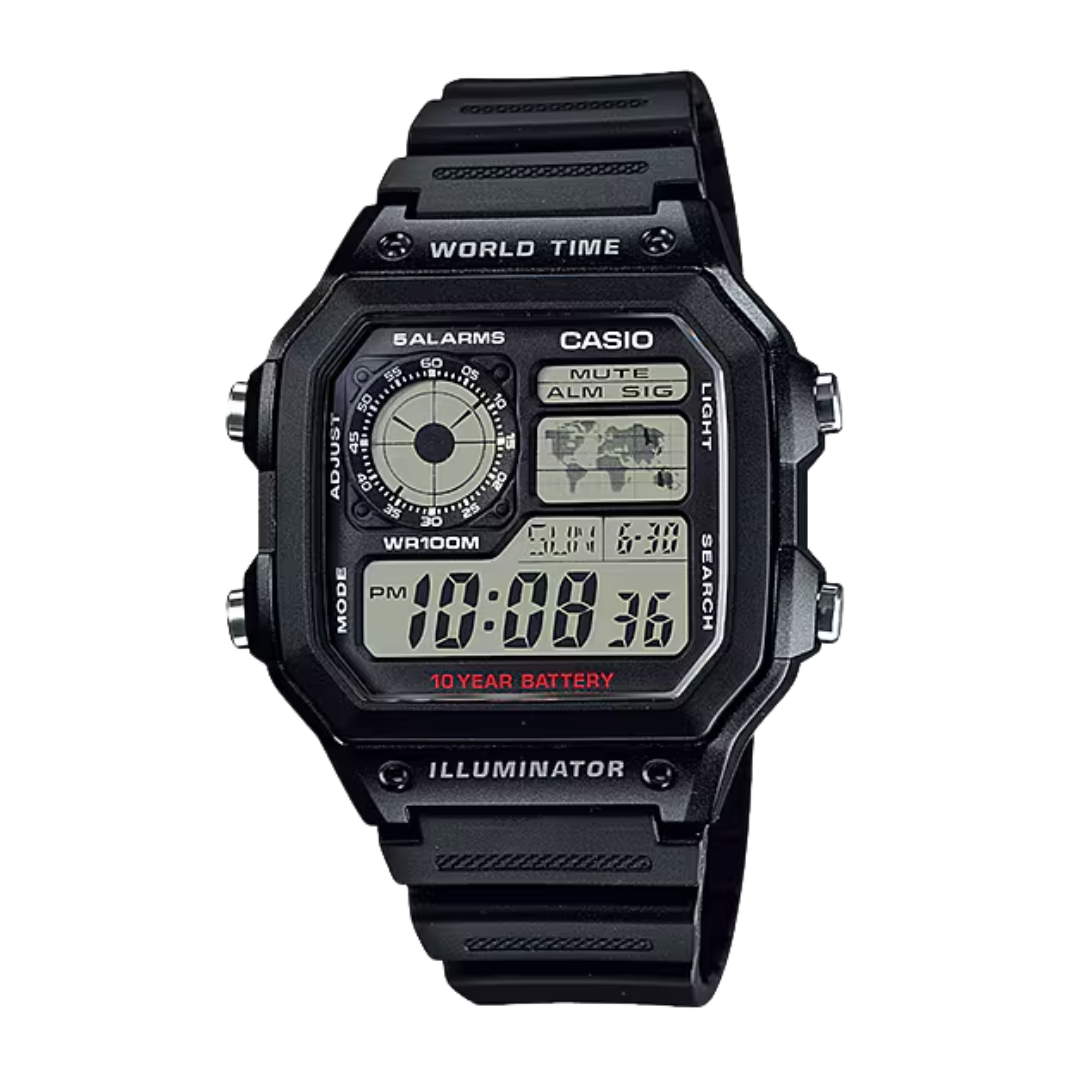 CASIO AE-1200WH-1AVDF Men’s Digital Watch | CITY CHAIN – City Chain ...
