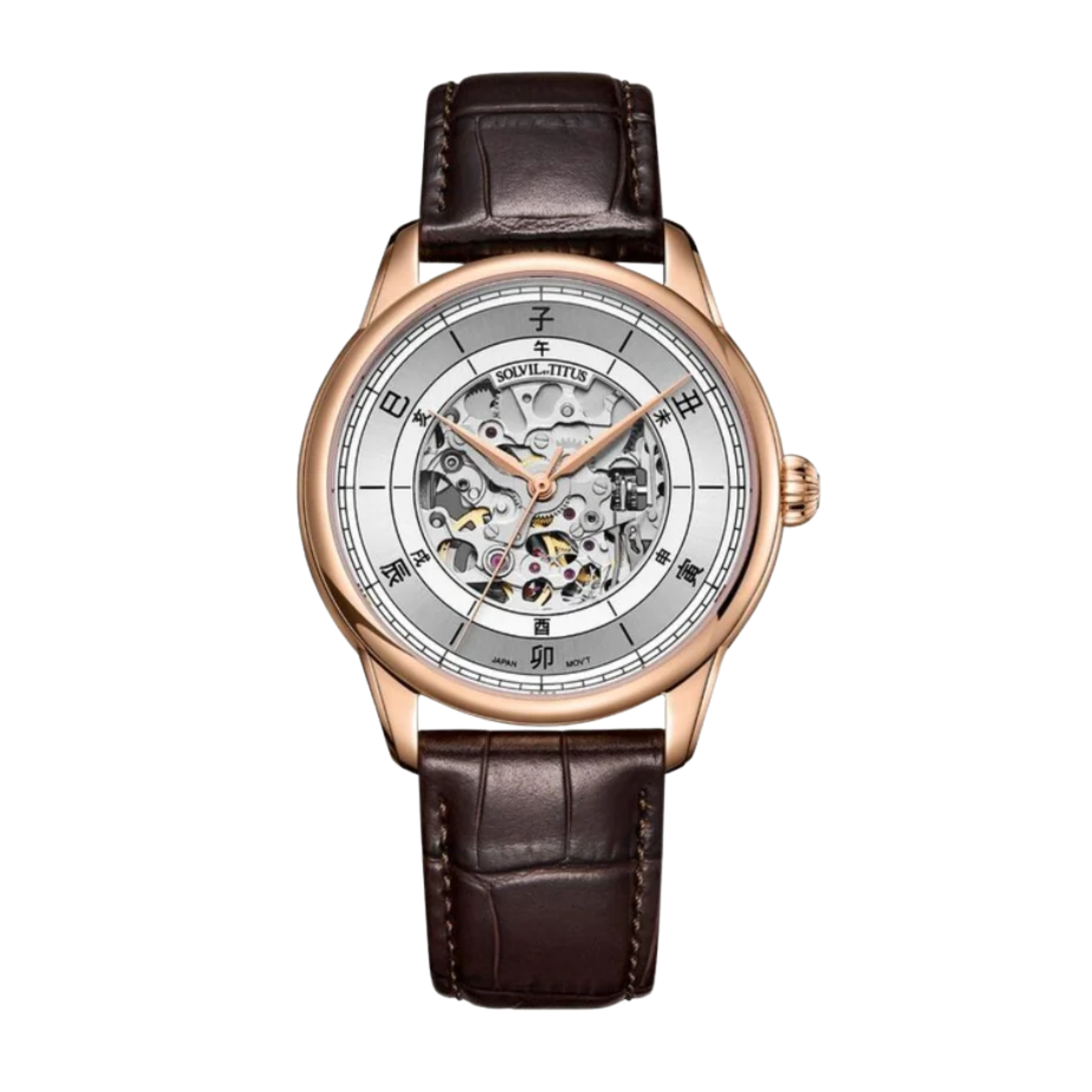 SOLVIL ET TITUS CLASSIC W06-03309-006 3 HANDS AUTOMATIC MEN WATCH ...